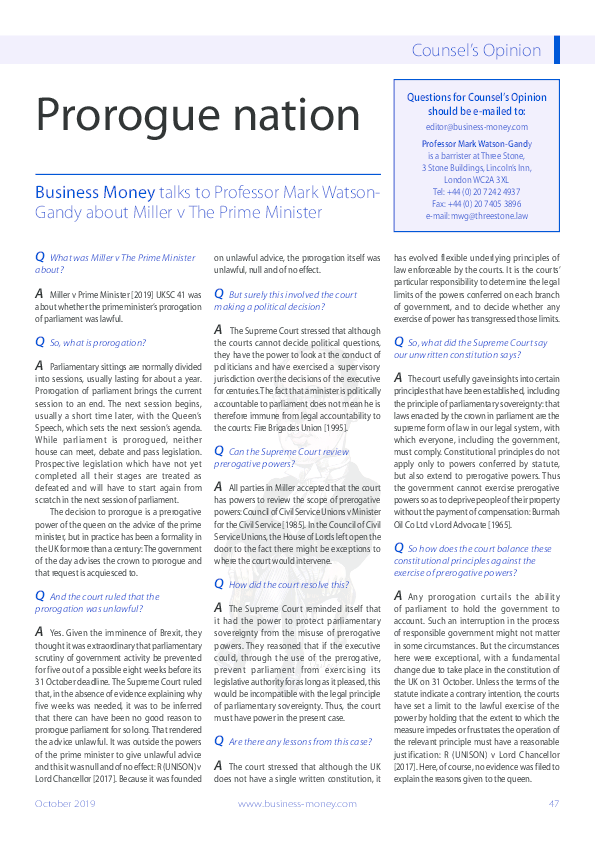 (PDF) Prorogue Nation | Prof Mark Watson-Gandy O.B.E - Academia.edu