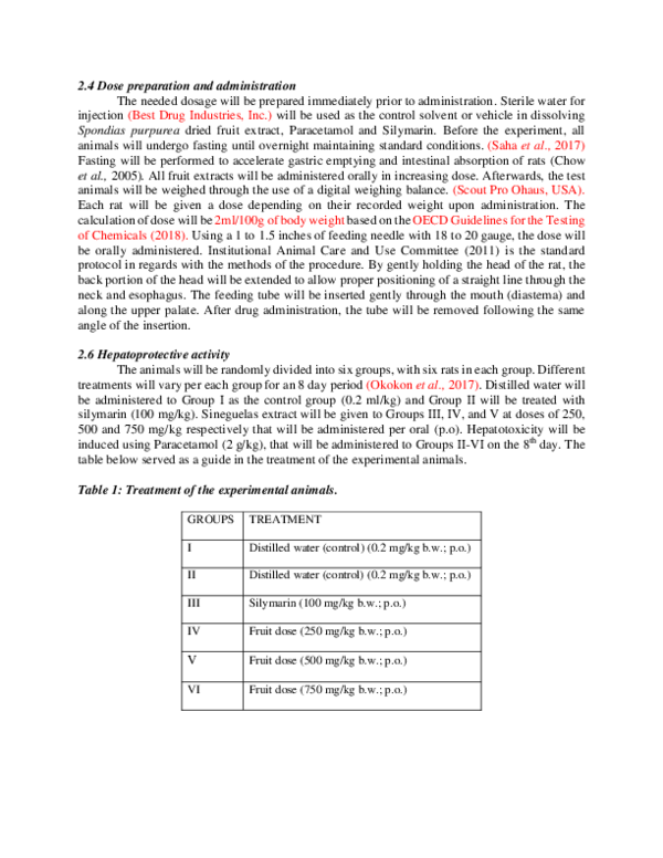(DOC) 2.4 Dose preparation and administration