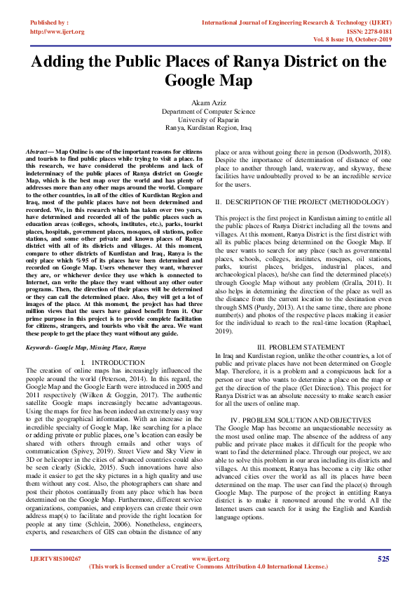 (PDF) IJERT-Adding the Public Places of Ranya District on the Google ...