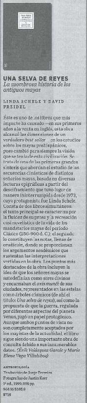 (PDF) Reseña de Una selva de reyes. La asombrosa historia de los ...