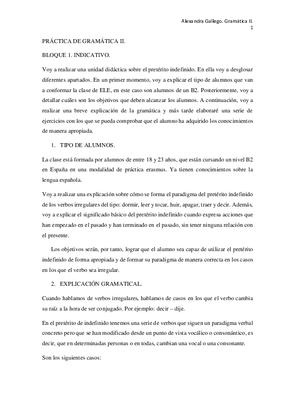 (DOC) PRÁCTICA DE GRAMÁTICA II
