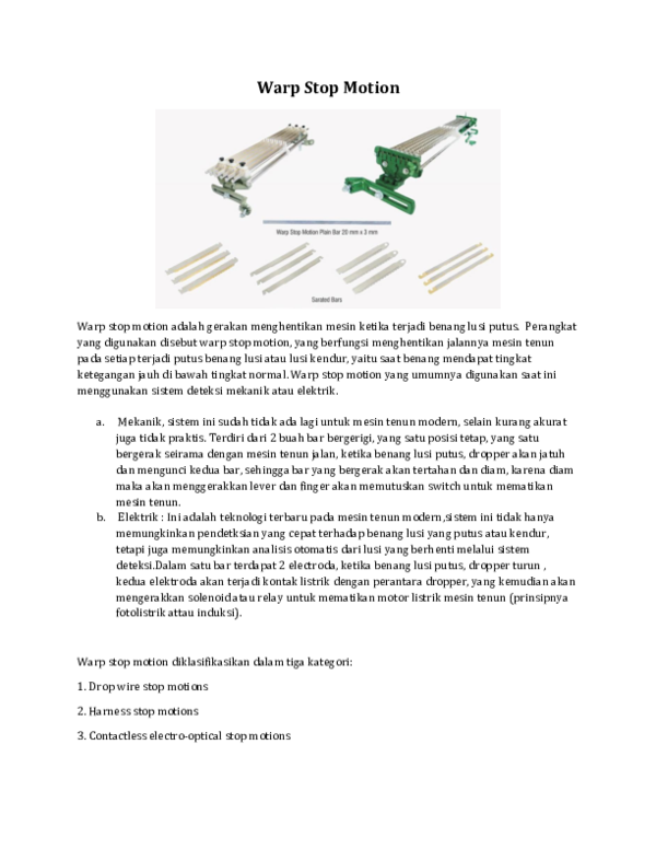 (DOC) Warp Stop Motion