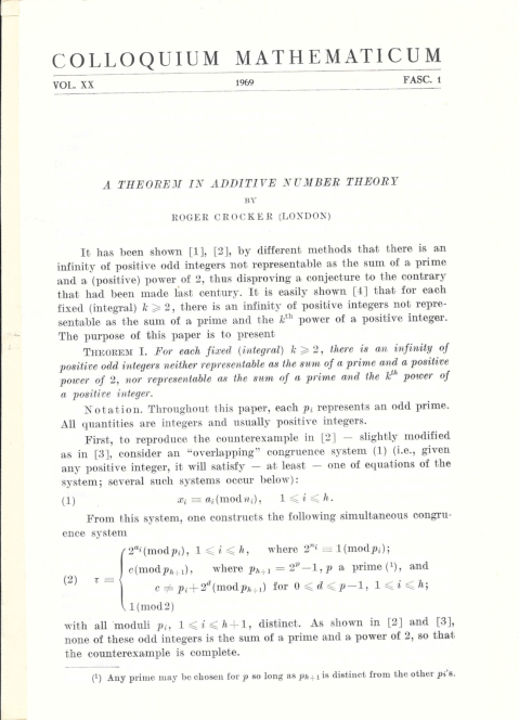 (PDF) Additive Number Theory