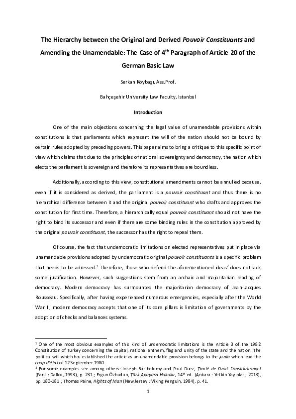 (DOC) The Hierarchy between the Original and Derived Pouvoir ...