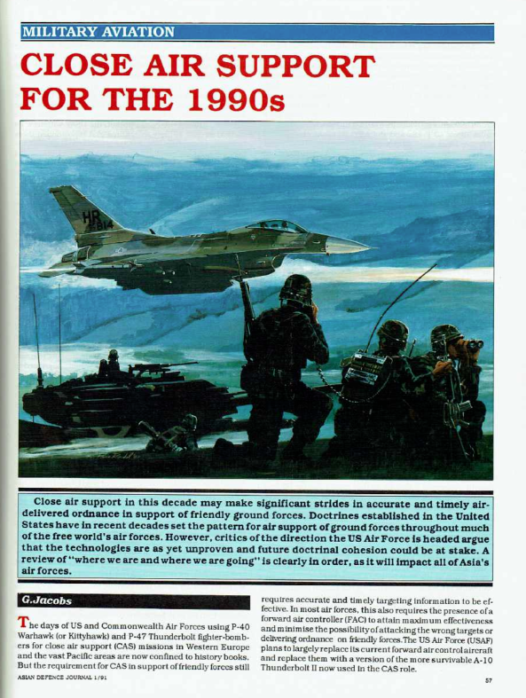 (PDF) Close Air Support in the 1990's