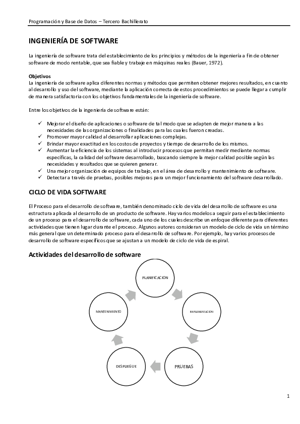 (DOC) INGENIERÍA DE SOFTWARE