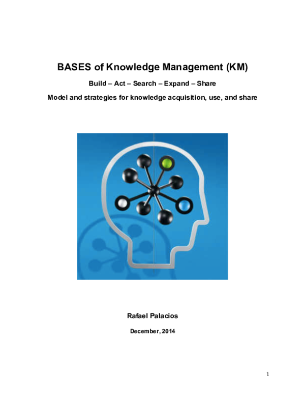 BASES of Knowledge Management (KM): "Build-Act-Search-Expand-Share ...