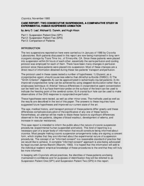 (PDF) CASE REPORT: TWO CONSECUTIVE SUSPENSIONS, A COMPARATIVE STUDY IN ...