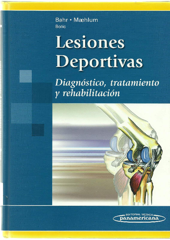(PDF) Lesiones Deportivas Diagnostico Tratamiento y Rehabilitacion panam Bahr Maehlum