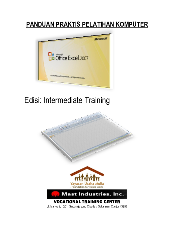 (PDF) Panduan praktis belajar excel