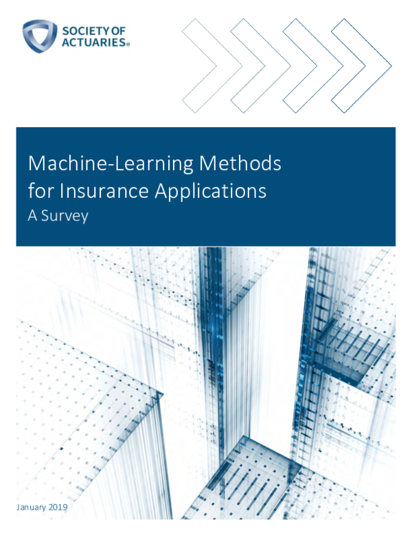 (PDF) Machine-Learning Methods for Insurance Applications A Survey