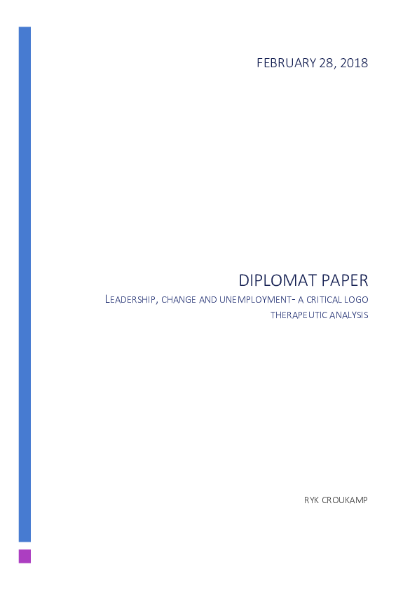 (PDF) DIPLOMAT PAPER LEADERSHIP, CHANGE AND UNEMPLOYMENT-A CRITICAL ...