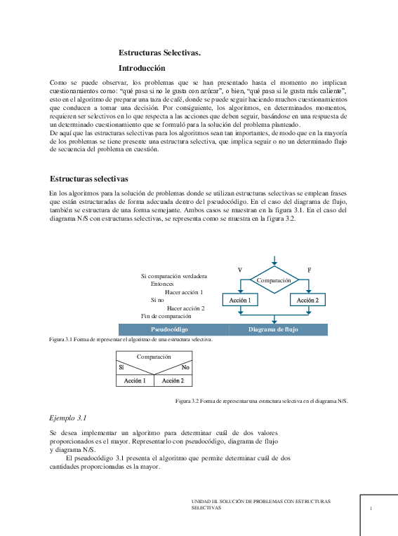 (PDF) Estructuras Selectivas. Introducción