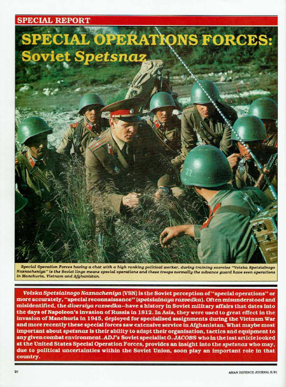 (PDF) Special Operations Forces (SOF) - Soviet Spetsnaz