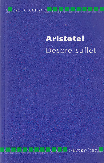 (PDF) Aristotel Despre suflet Humanitas