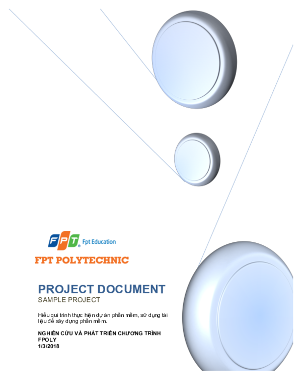 (PDF) PROJECT DOCUMENT SAMPLE PROJECT