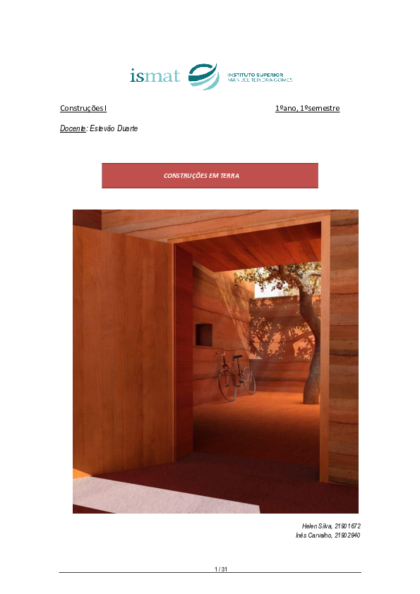 (PDF) ISMAT 2019-2020 CONST TERRA Helen Ines