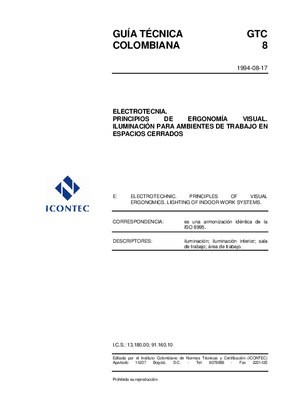 (PDF) GUÍA TÉCNICA GTC COLOMBIANA 8