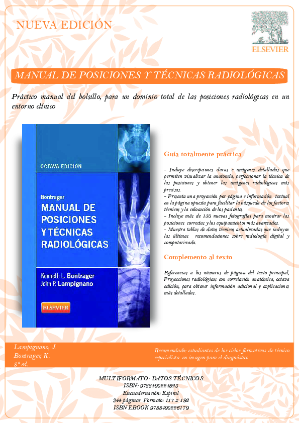 (PDF) NUEVA EDICIÓN MANUAL DE POSICIONES Y TÉCNICAS RADIOLÓGICAS