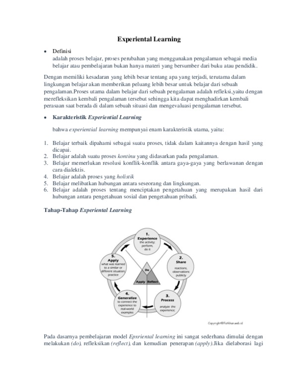(DOC) Experiental Learning