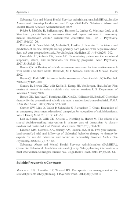(PDF) [Part 3] Joseph Sadek - A Clinician’s Guide to Suicide Risk ...