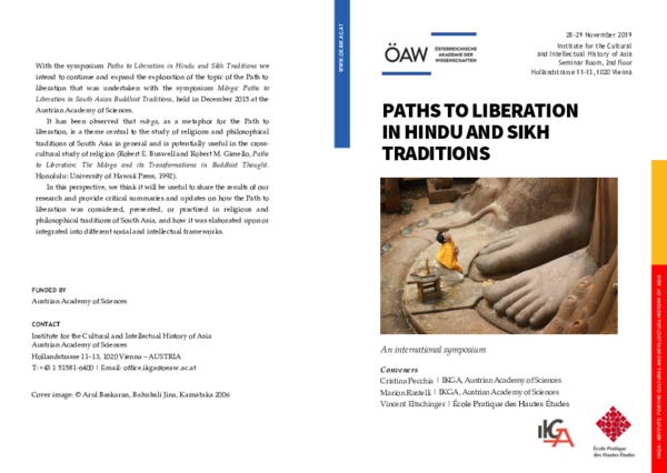 (PDF) Paths to Liberation in Hindu and Sikh Traditions (2019)