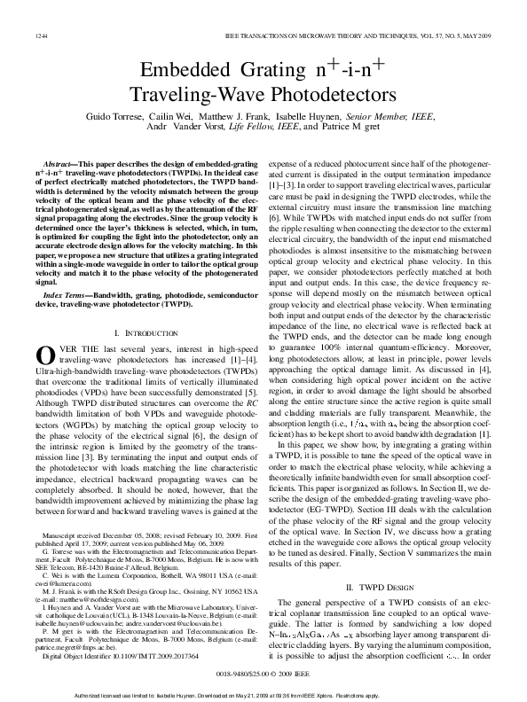 (PDF) Embedded Grating