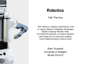 (PDF) Robotics Path Planning