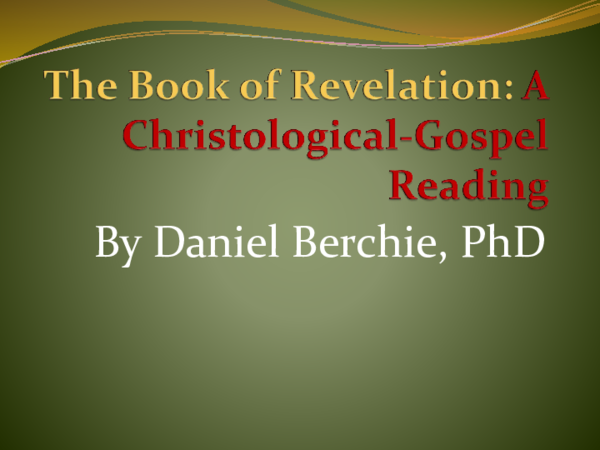 Book Of Revelation Powerpoint Revelation 1 Introduction | PPT