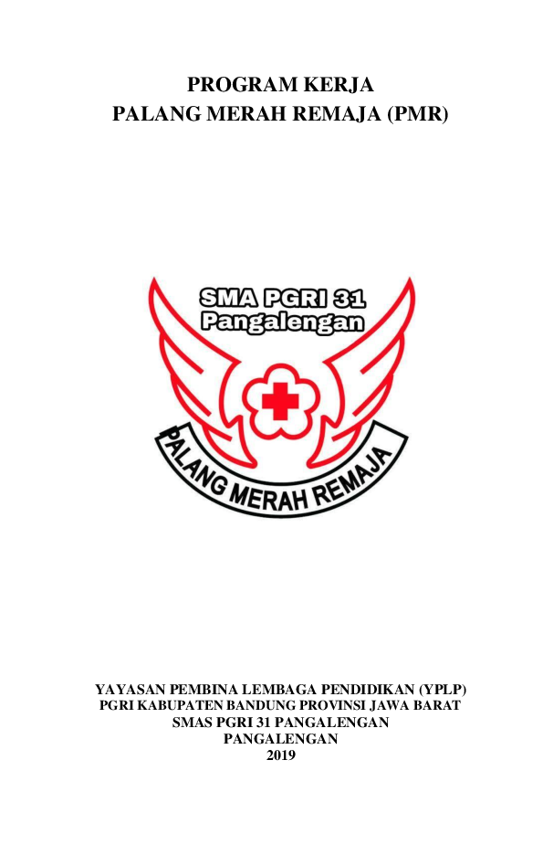 (DOC) PROGRAM KERJA PMR sma 31 2019 FIX