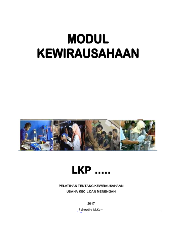 (PDF) RINGKAS MODUL ENTREPRENEUR