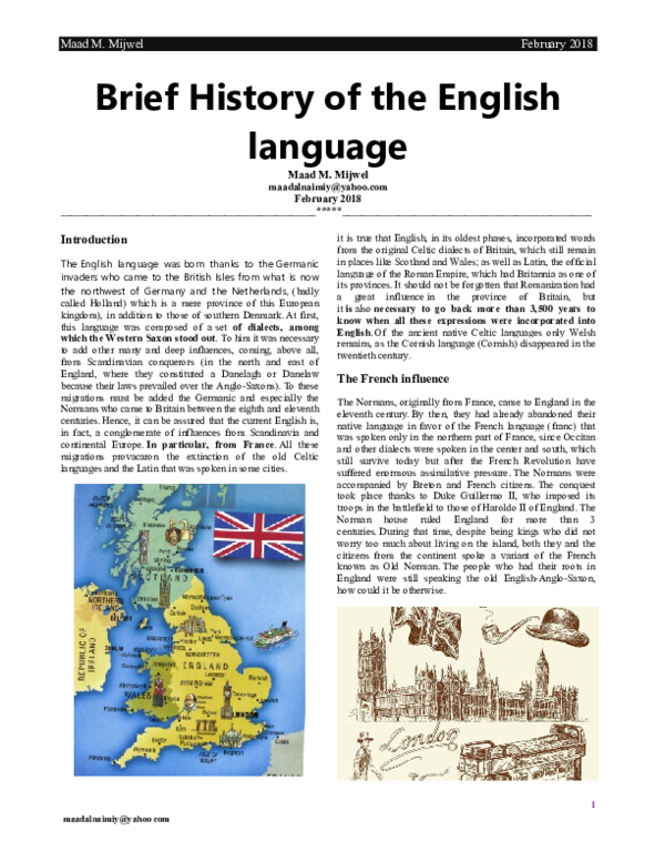 french influence on english language