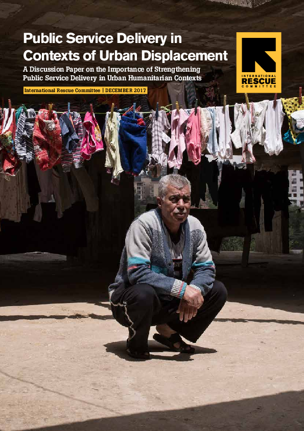 (PDF) Public Service Delivery in Contexts of Urban Displacement A ...