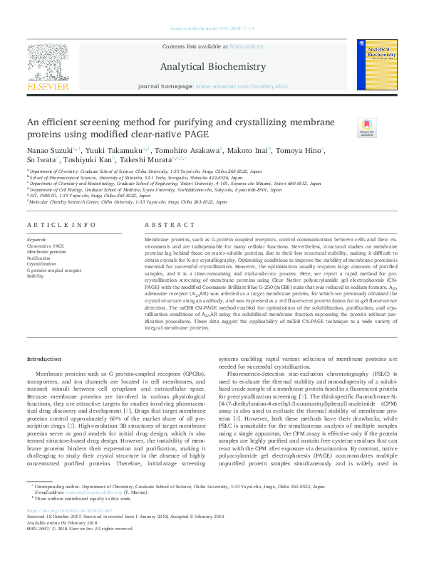 (PDF) An efficient screening method for purifying and crystallizing ...