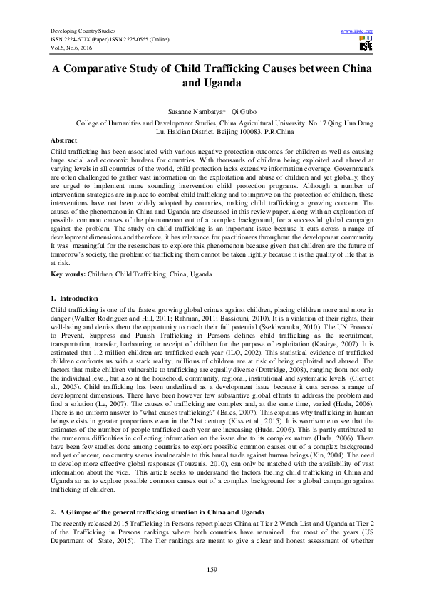 (PDF) Published paper 3 - child trafficking