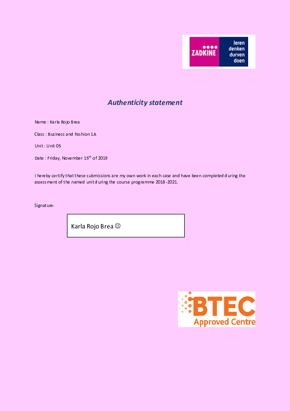 (DOC) Authenticity statement | Karla Rojo Brea - Academia.edu