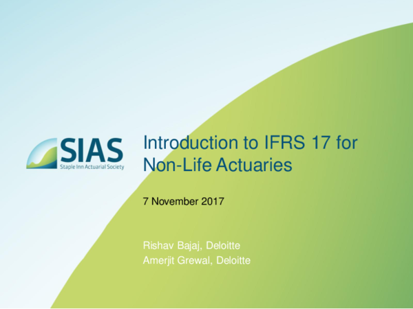 (PPT) IFRS 17 paper