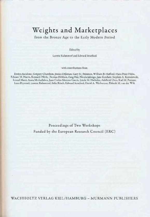 (PDF) Accounting for Civilization: Early Weights and Measures at Tepe Gawra