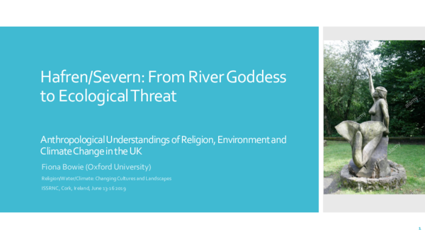 (PPT) Hafren/Severn: From River Goddess to Ecological Threat