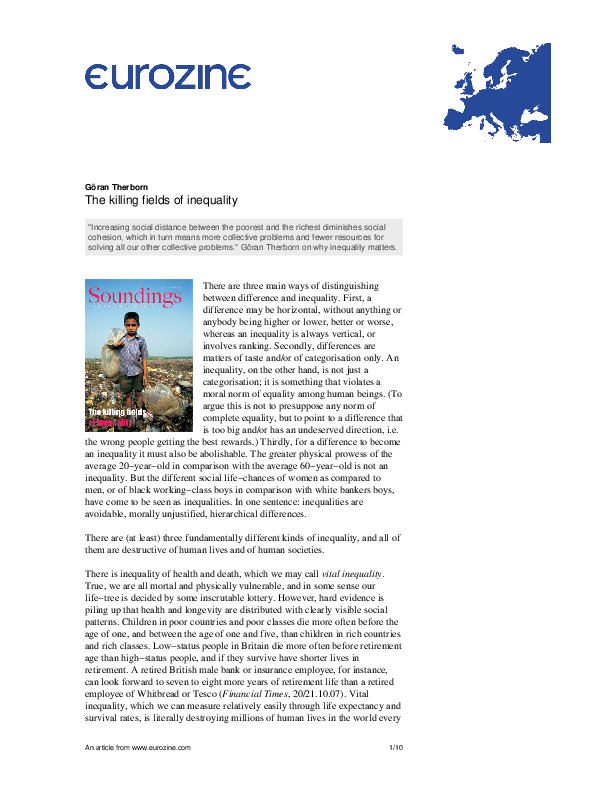 (PDF) Göran Therborn