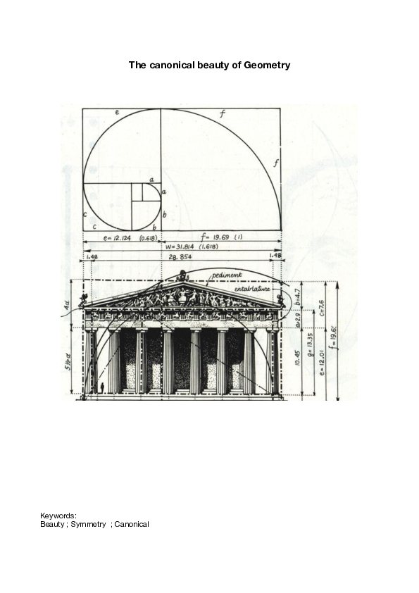 (PDF) Exploring Canonical Beauty in Geometry