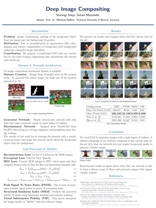 (PDF) Deep Image Compositing