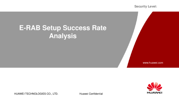 (PPT) Huawei LTE E-RAB Setup Success Rate Analysis