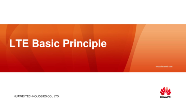 (PPT) Huawei LTE Principle