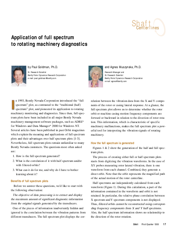 (PDF) Application of full spectrum