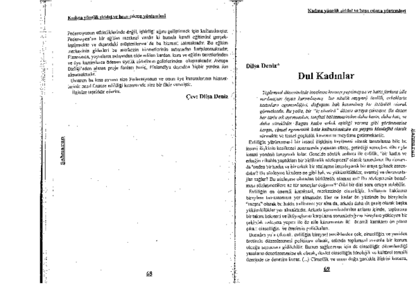 (PDF) Dul Kadinlar