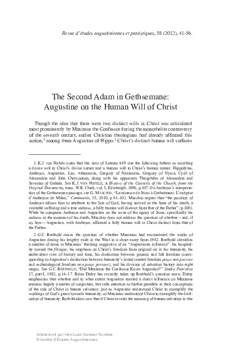 The Second Adam Christ