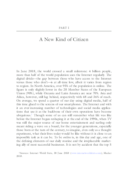 (PDF) The Networked Citizen Power, Politics, and Resistance in the ...