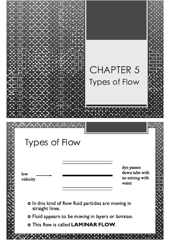 (PDF) CHAPTER 5 Types of Flow Types of Flow