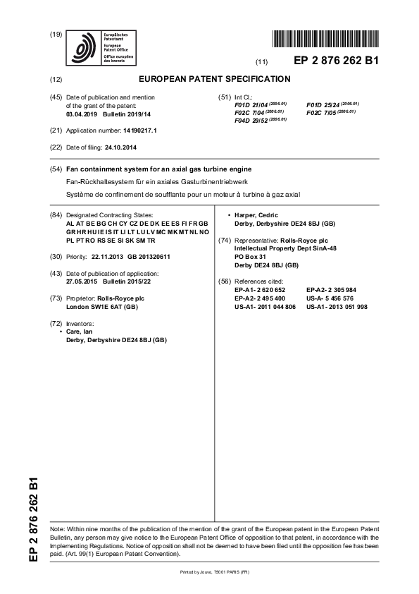 (PDF) EUROPEAN PATENT SPECIFICATION (43) Date of publication of application